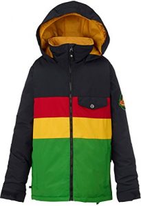 Boy's Symbol Jacket in Rasta Colors, by Burton Snowboards - Rastaverse